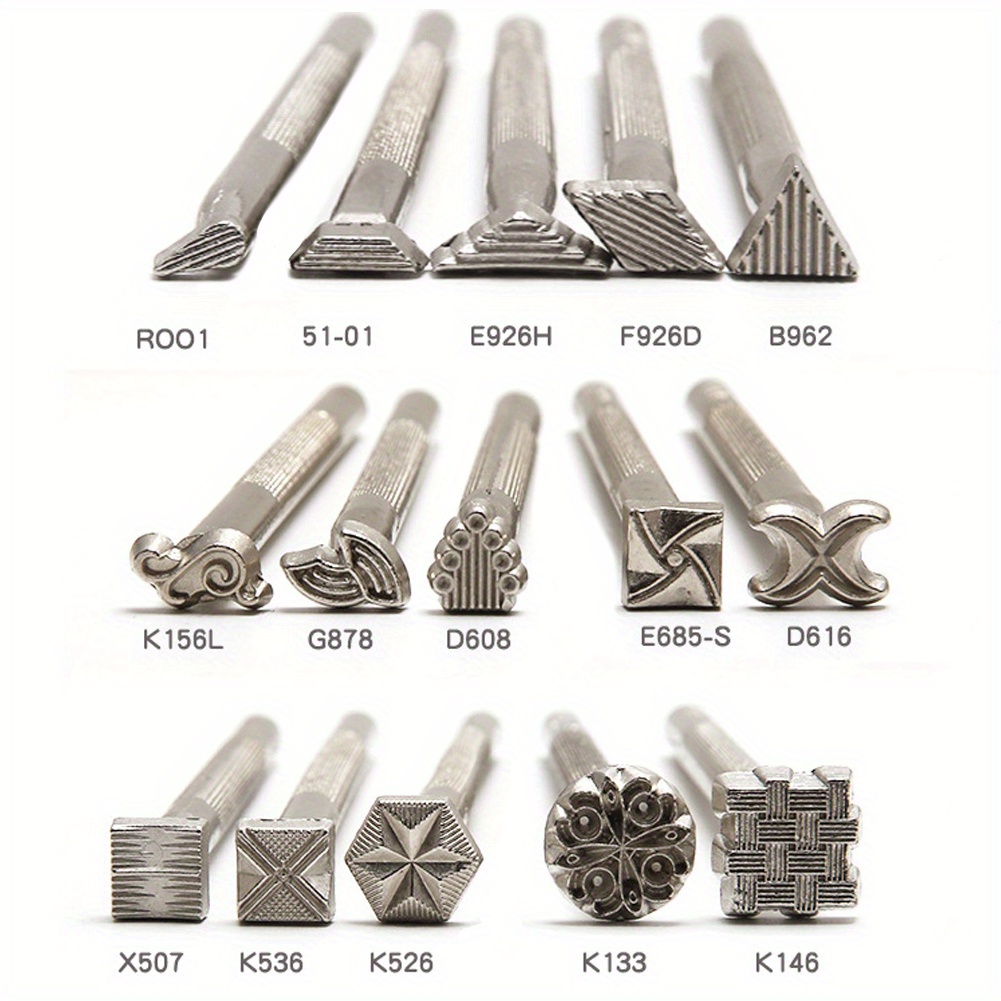 leather stamping tools sold on Temu United States