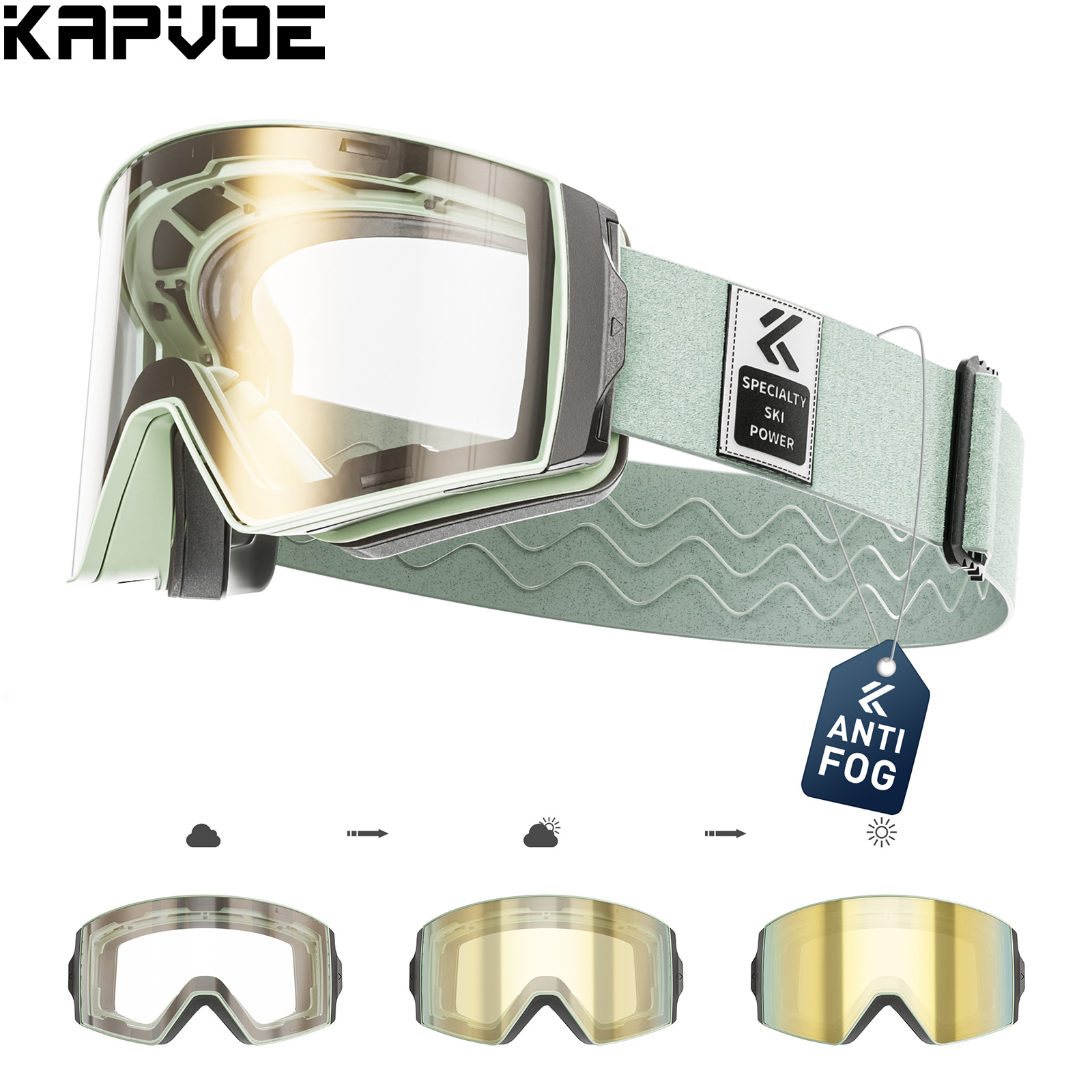 snow goggles sold on Temu United States