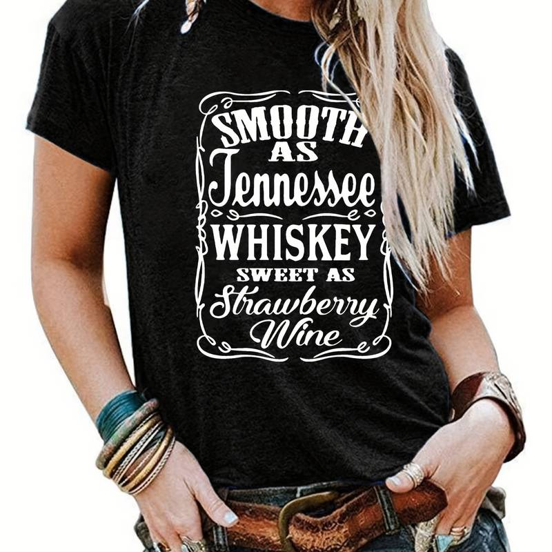 Graphic Print Crew Neck T Shirt Casual Loose Short Sleeve Temu