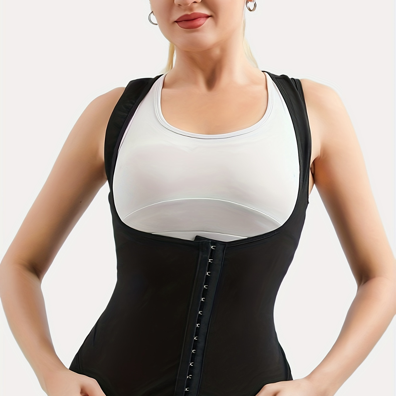 Breathable Tummy Control Corset Waist Trainer And Compression Girdle