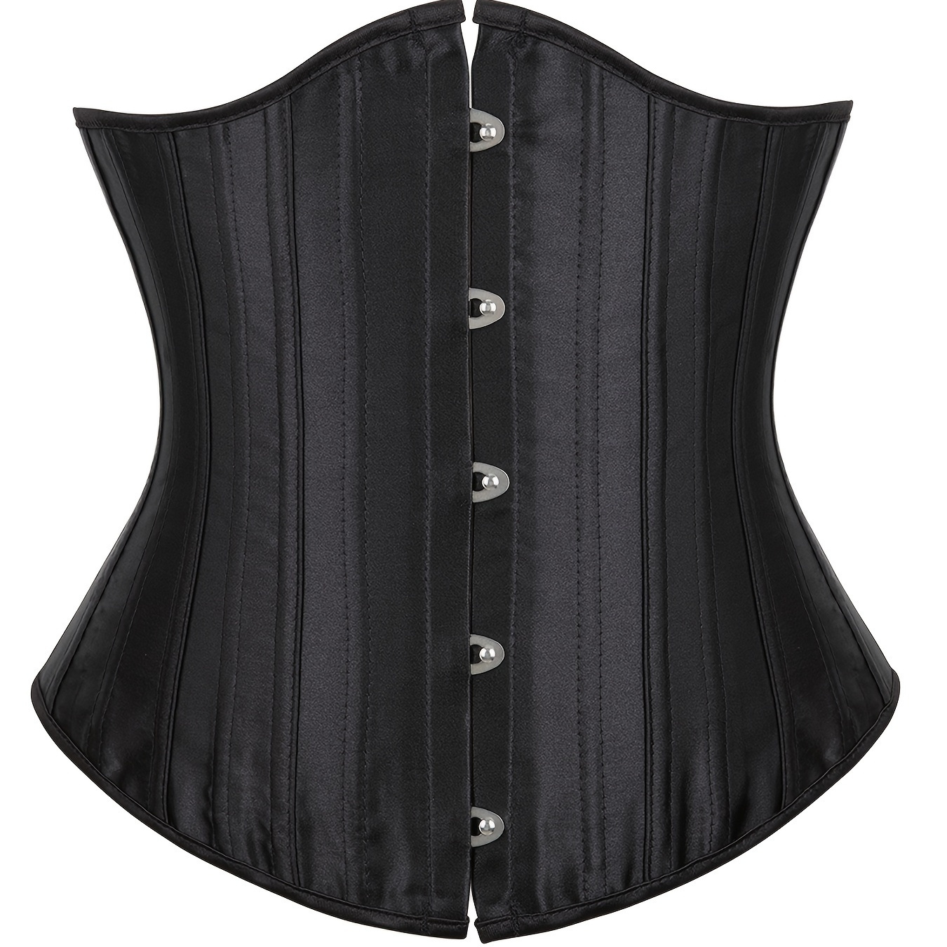 Gothic Strapless Corset Bustier Tummy Control Lace Jacquard Temu