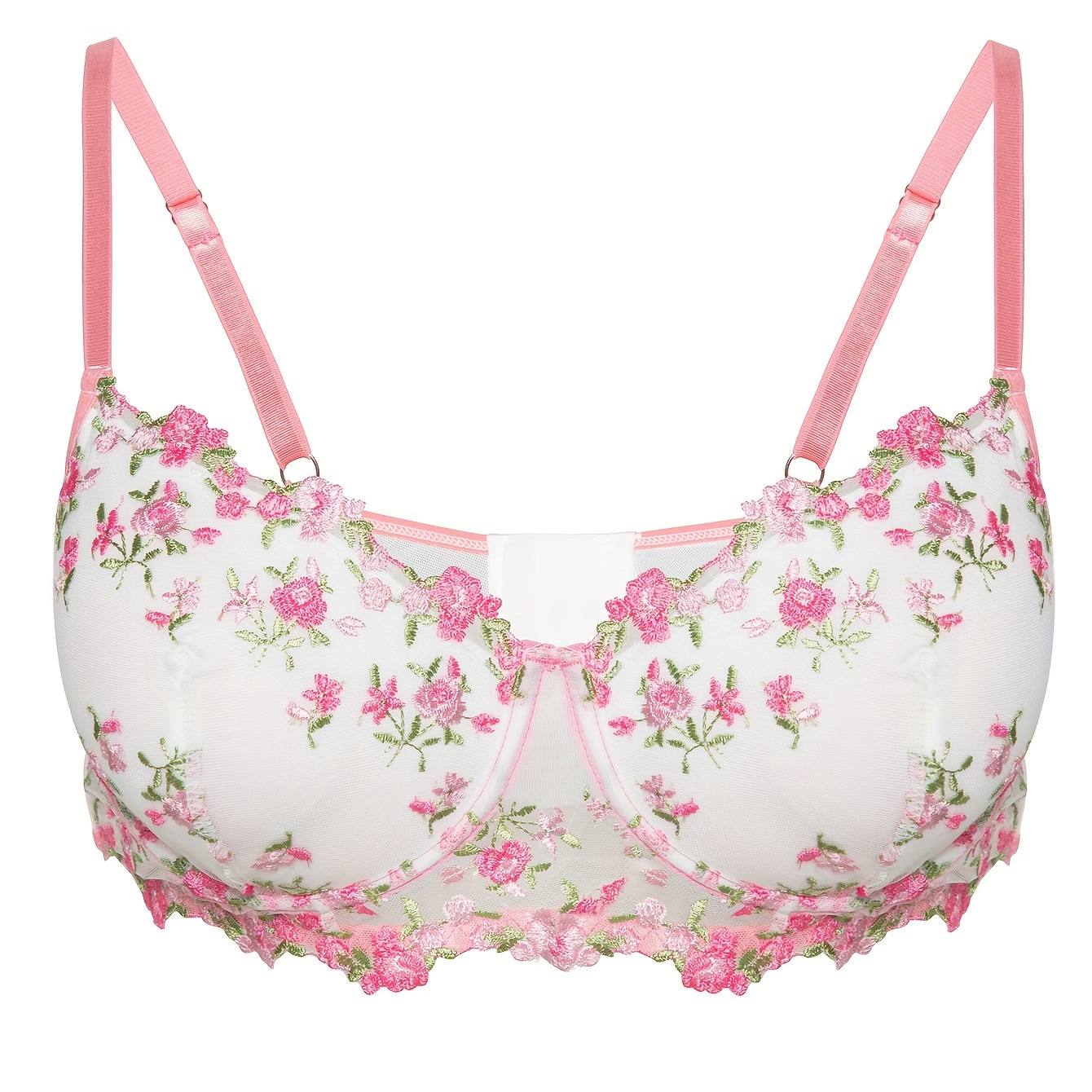 Plus Size Sexy Tube Bra Women's Plus Solid High Stretch Lace - Temu