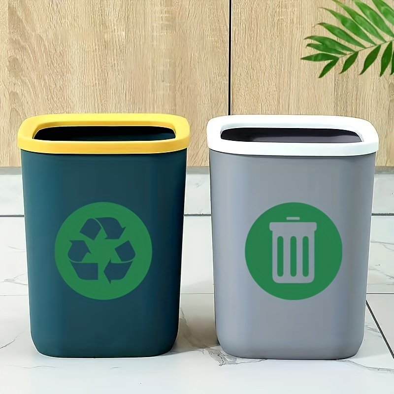 Recycling Label Stickers Trash & Recycle Sticker Decals – Vinyl Labels ...