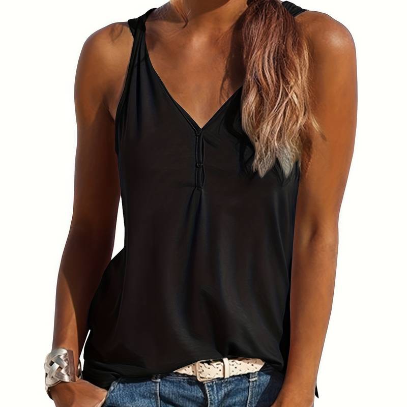 Letter Print Crew Neck Tank Top Casual Sleeveless Tank Top Temu