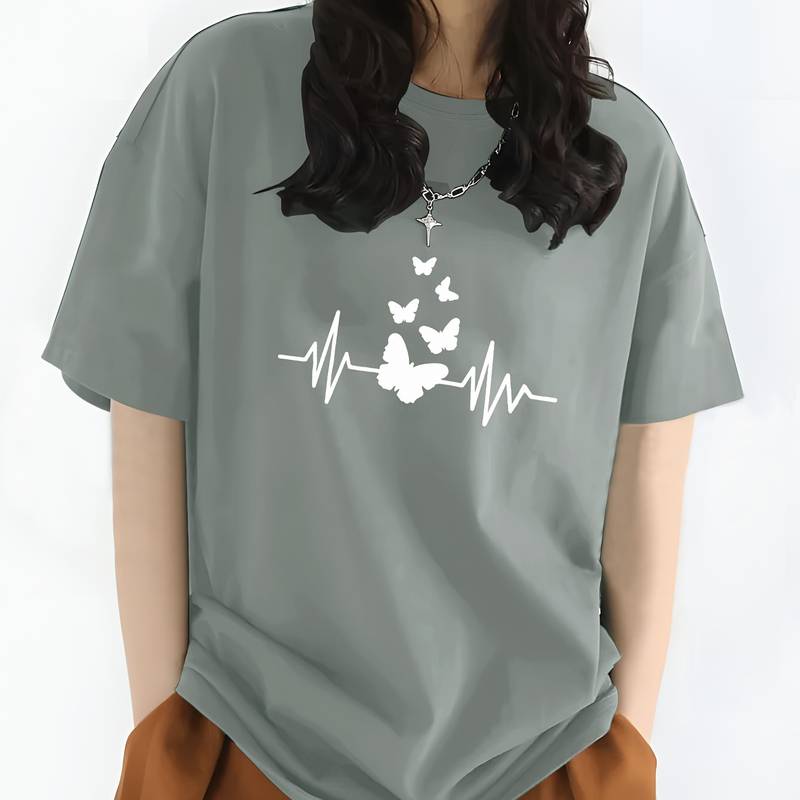 Mom Grandma Letter Print T Shirt Short Sleeve Crew Neck Temu