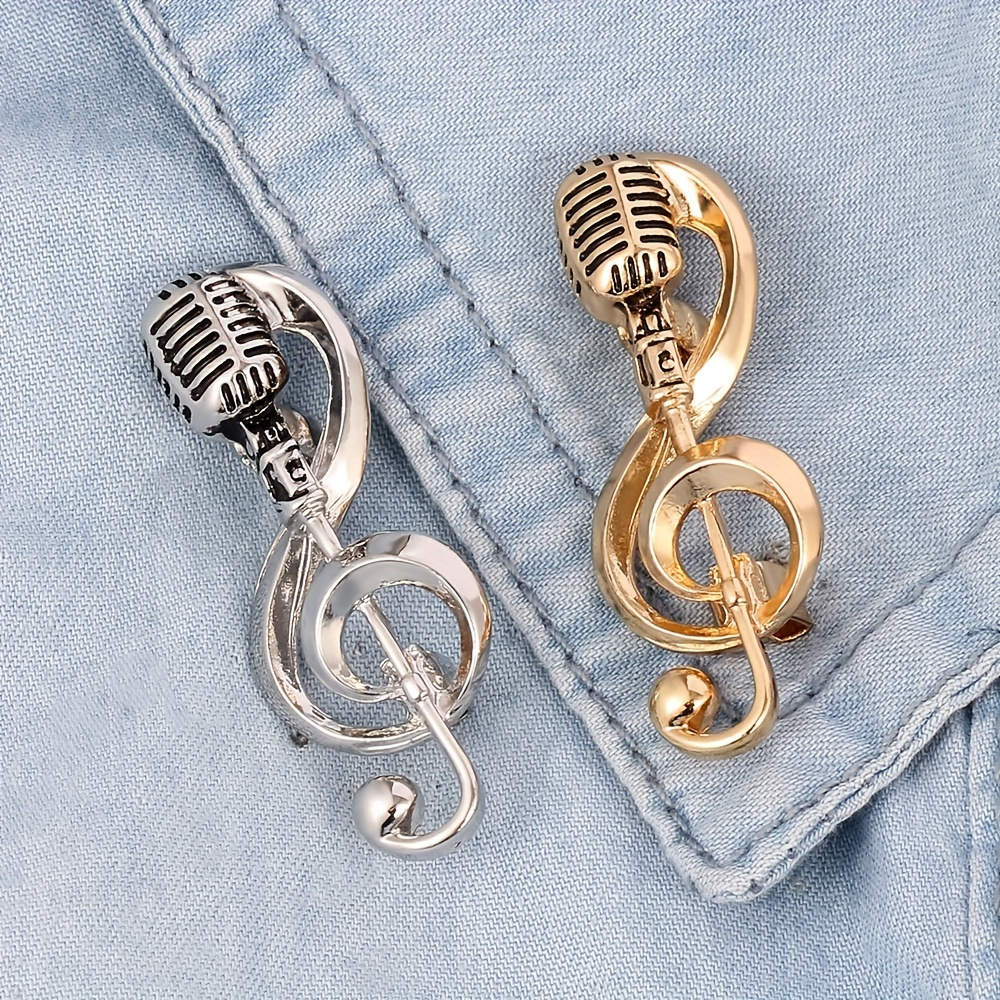 Music Album Badge, Alloy Brooch Pins Men - Temu