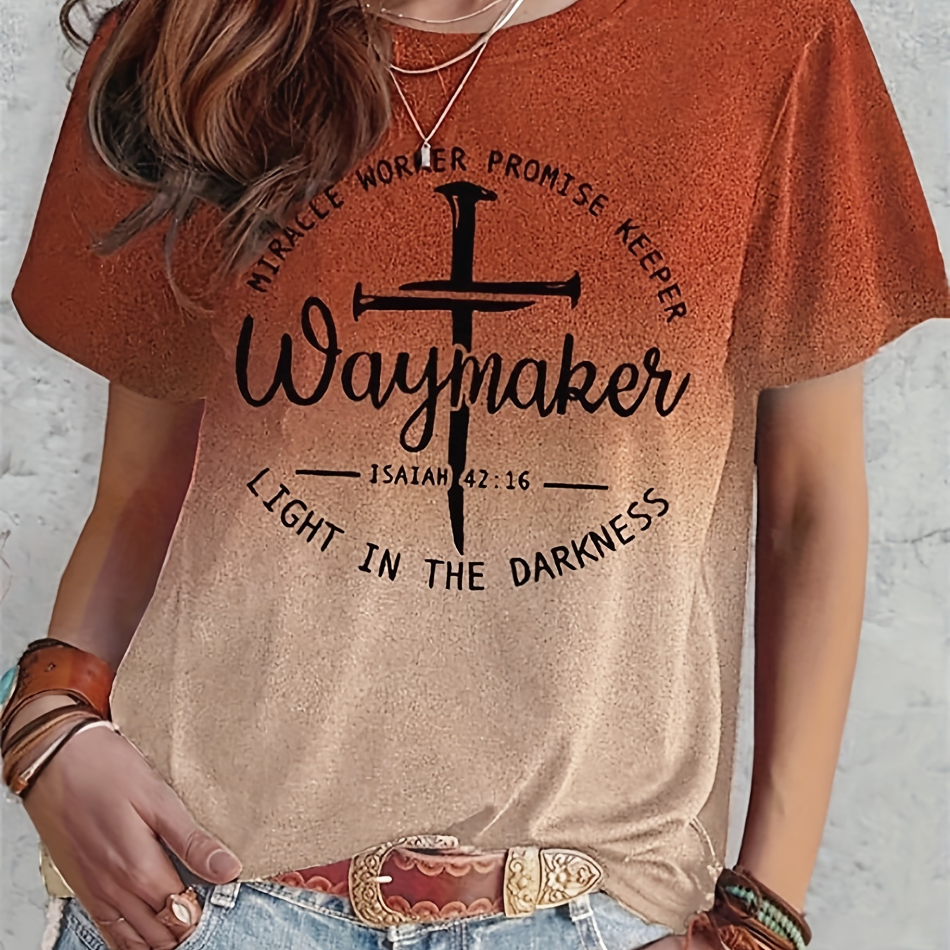 Women's T shirt Casual Crew Neck Solid Pleated Button Short - Temu