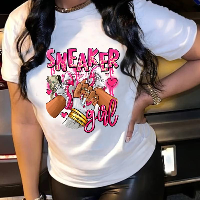 Letter Print T Shirt Casual Crew Neck Short Sleeve T Shirt Temu