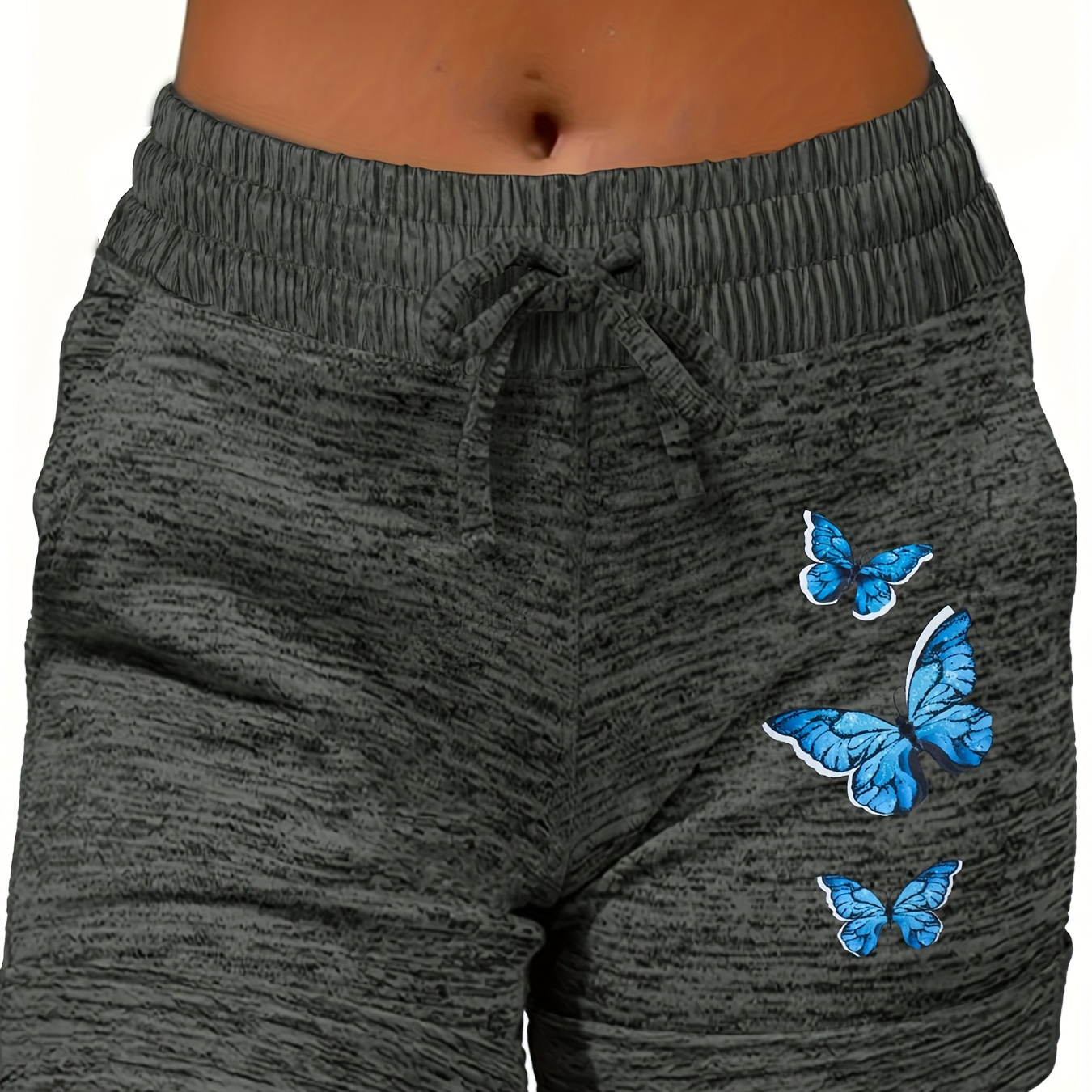 Coconut Tree Print Drawstring Shorts Casual Dual Pockets Temu