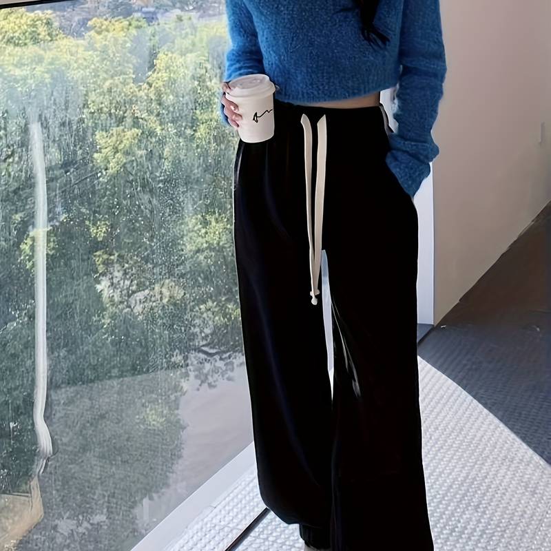 Solid Twist Front Pullover Sweater Casual V Neck Long Sleeve Slim