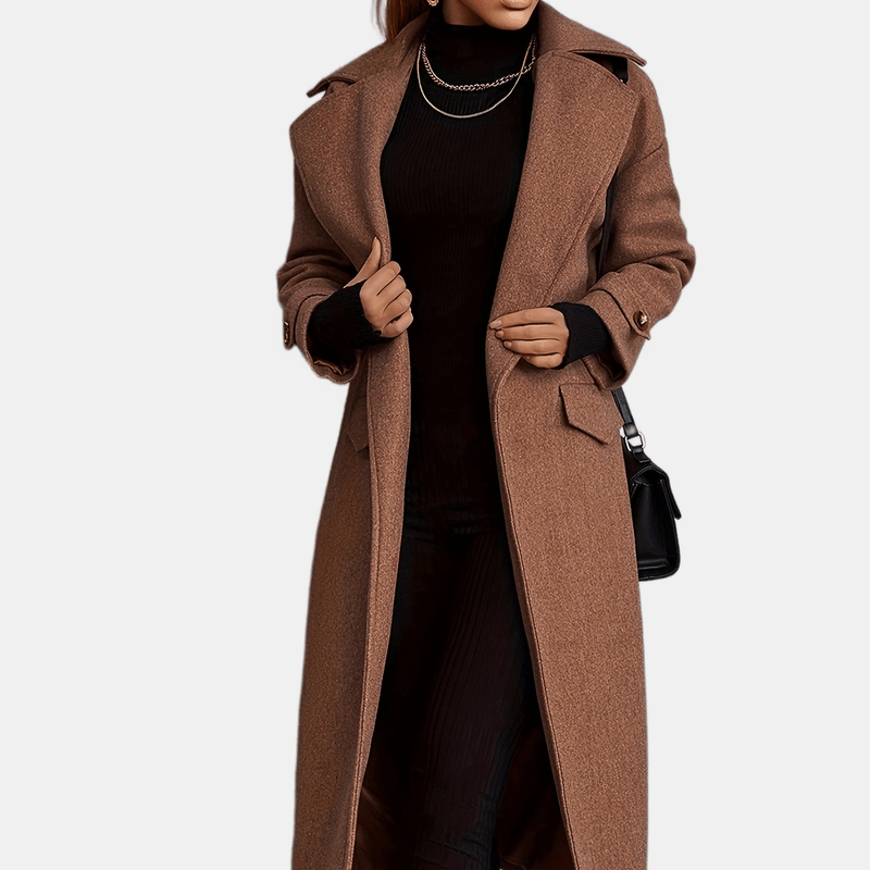 Full Geometric Pattern Open Front Cardigan Casual Colorblock Long