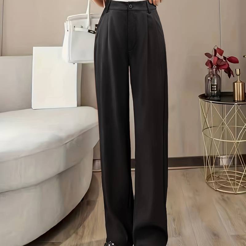 Camo Print Stitching Pants Casual High Waist Long Length Summer Pants