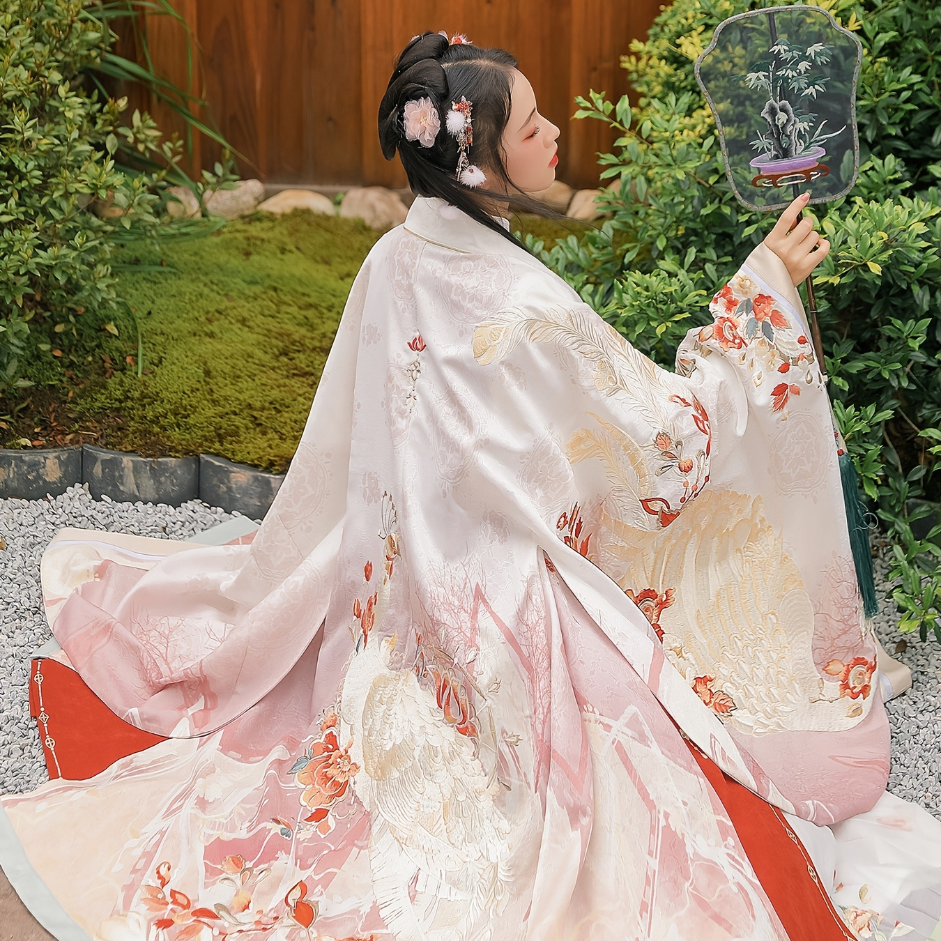 Embroidered Cape Outwear Hanfu Set, Ancient Chinese Traditional Costume ...