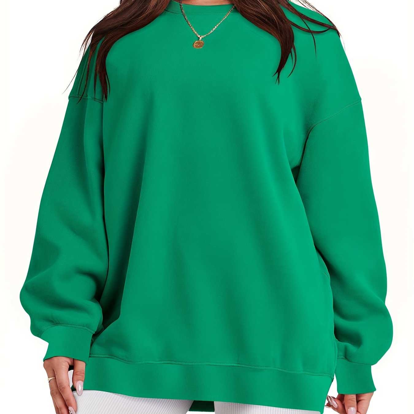 Plus Size Tie Dye Strip Print Long Sleeve Sweatshirt Womens Plus