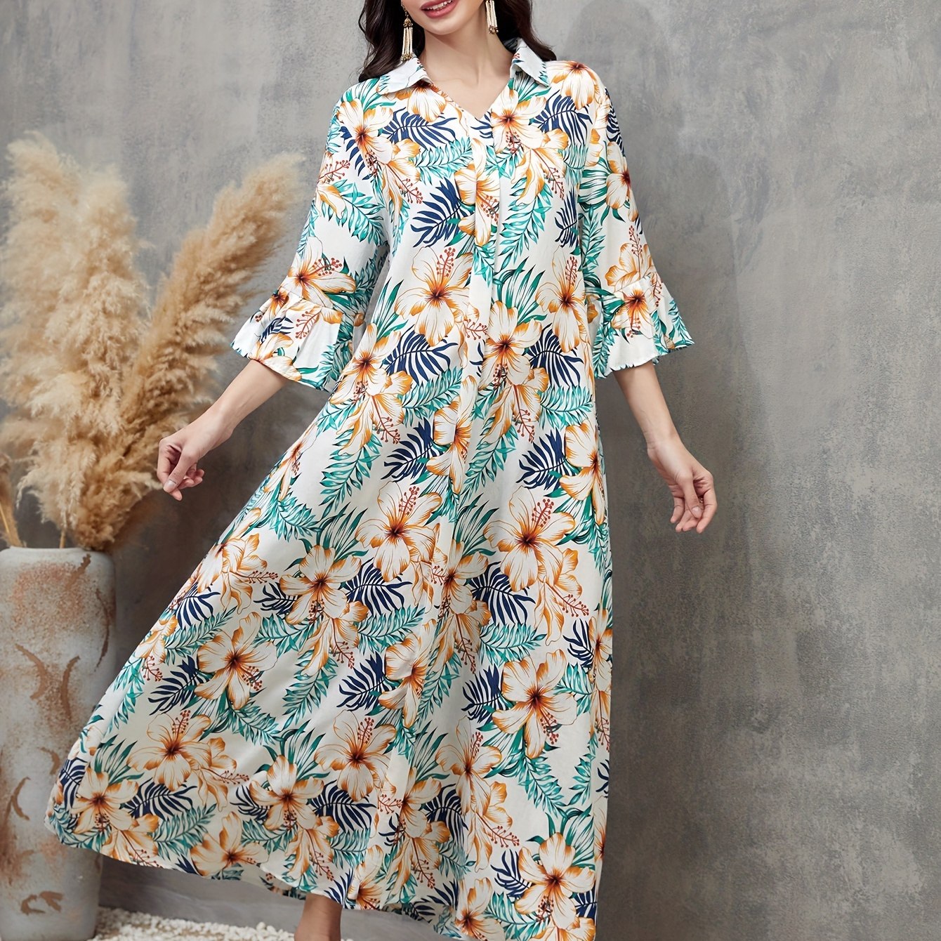 Plus Size Sexy Loungewear Dress Women's Plus Contrast Lace - Temu