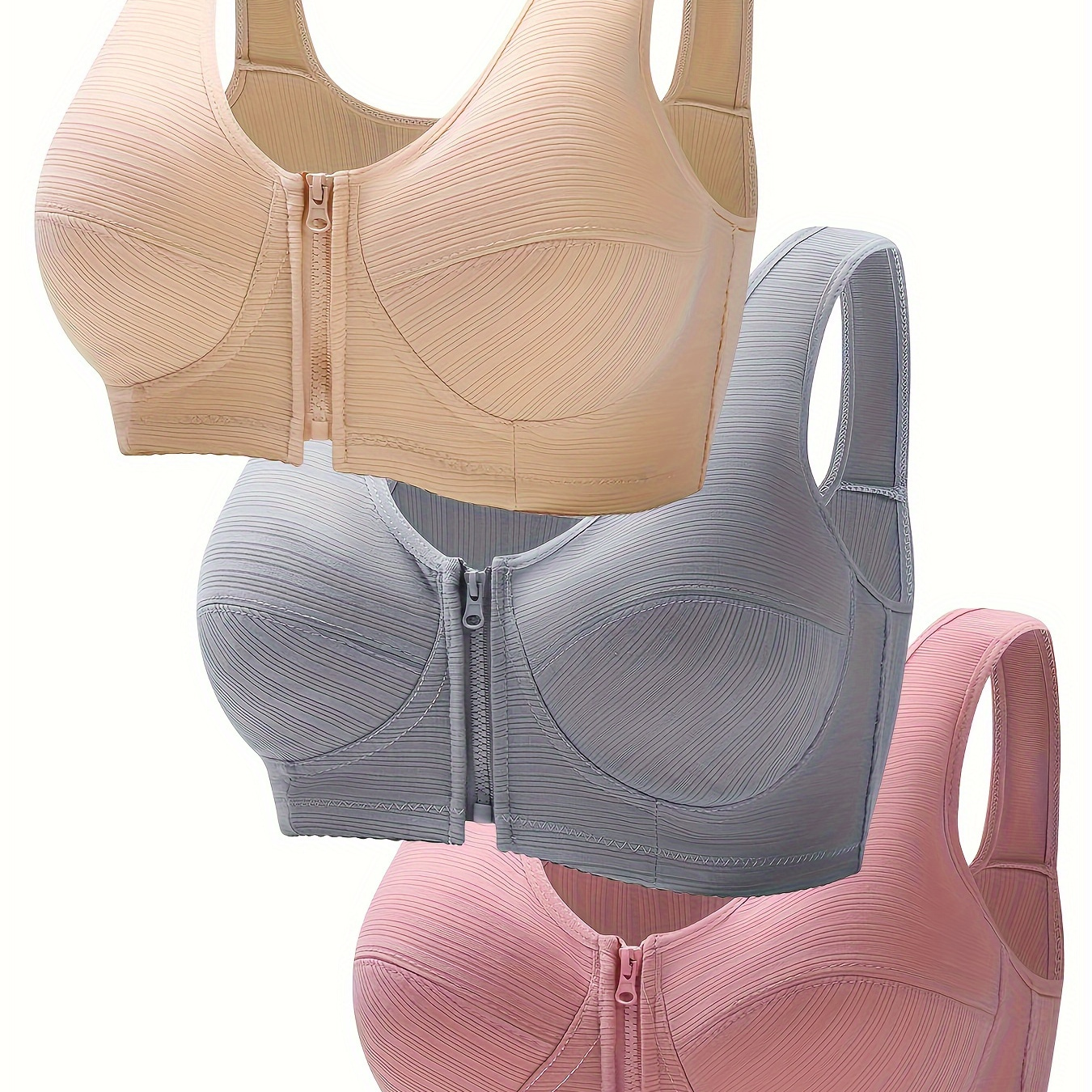 Plus Size Sports Bra Women's Plus Sparkly Full Coverage - Temu