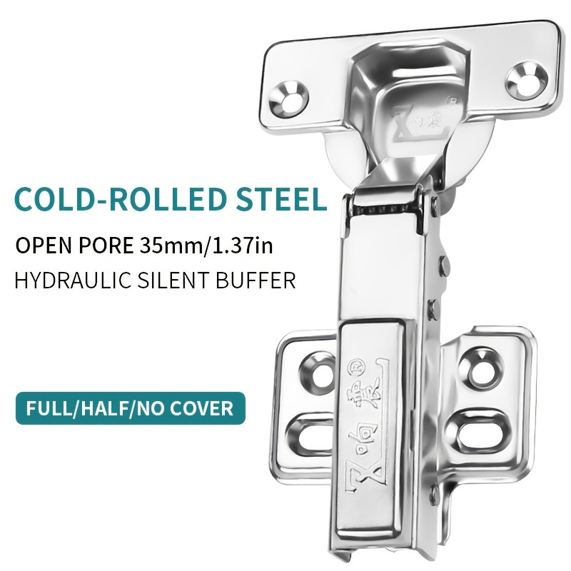 1pc Cabinet Hinge Hydraulic Stainless Steel Cabinet Hinge Buffer ...