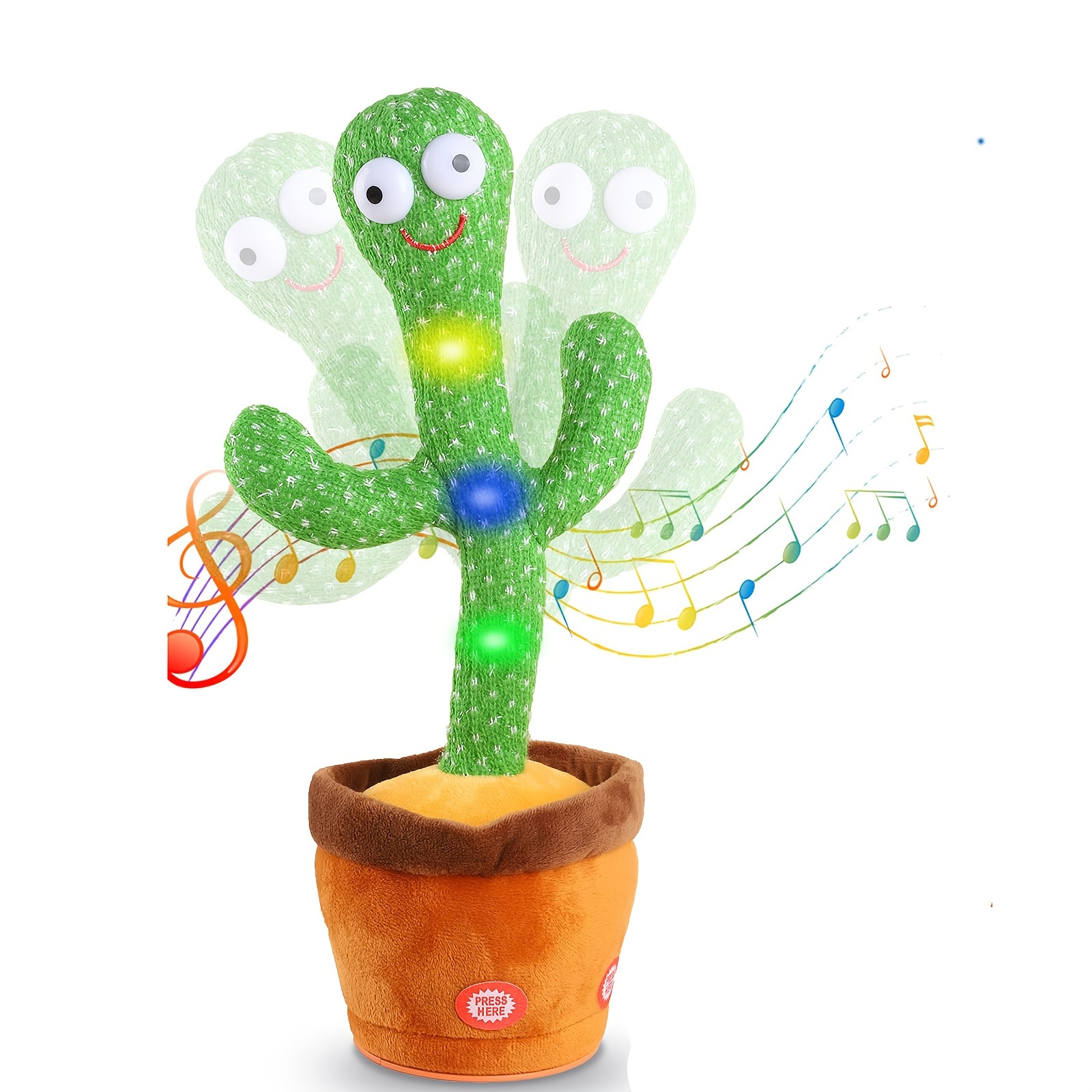 Dance Cactus Toys For Baby 6 To 12 Months Talking Cactus Toys Repeat ...