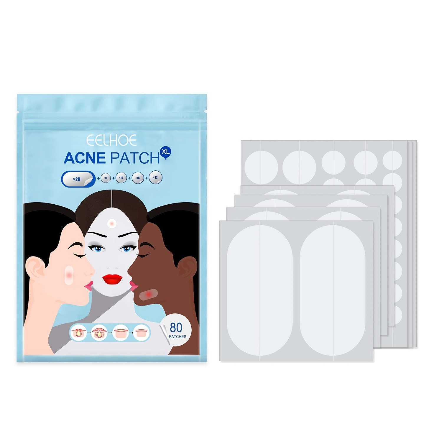 Parche Invisible Anti Acné Para El Cuidado Diario De Hombres Y Mujeres ...