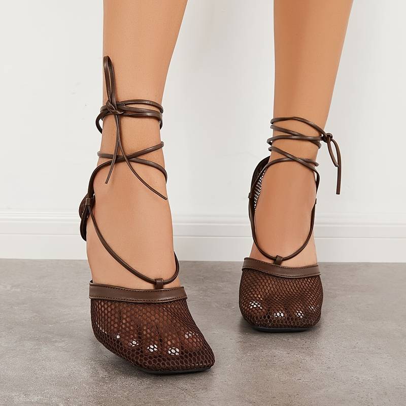 Womens Pointed Toe Stiletto Heeled Short Boots Stylish Heel Zipper