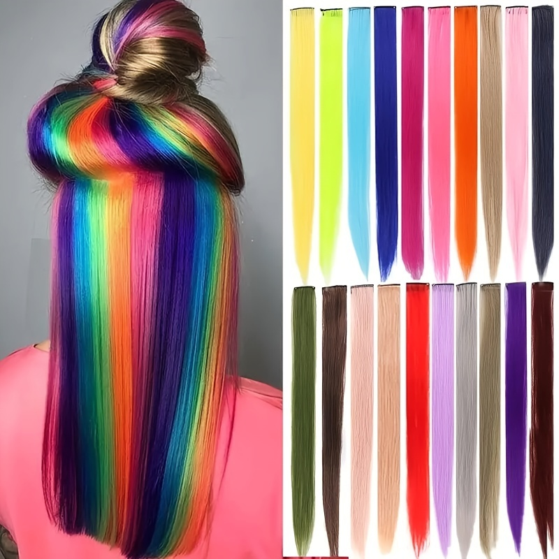 Rainbow Ombre Hair Extensions