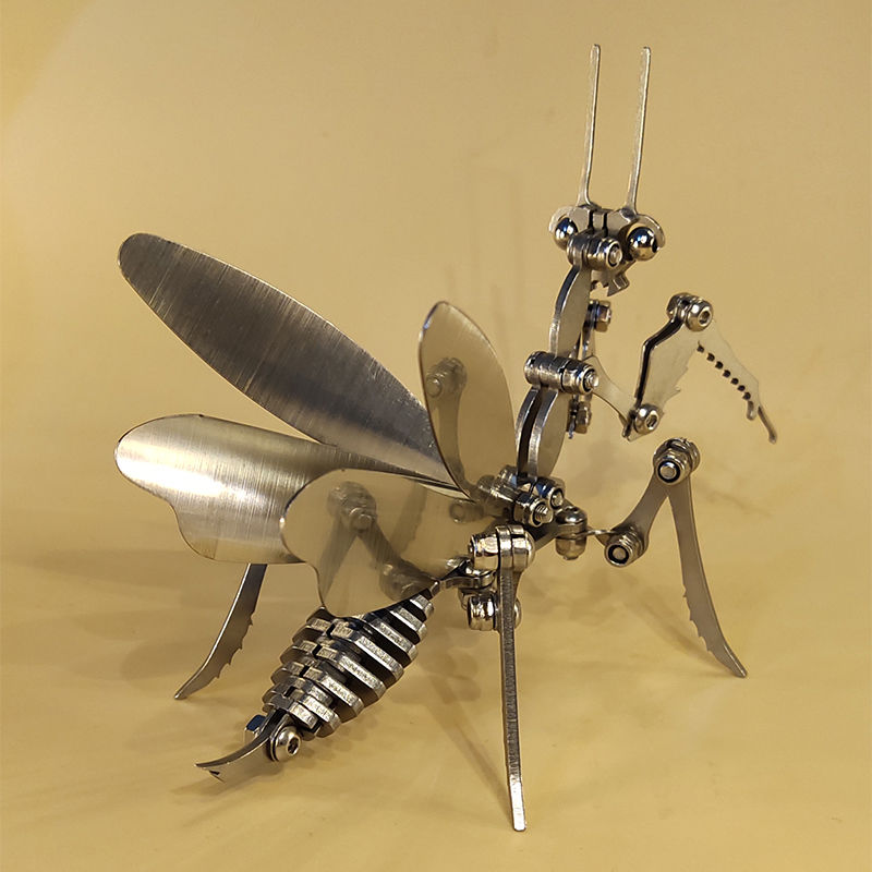 Steel Mantis Metal Assembly Model Finished Products Stainless Steel ...