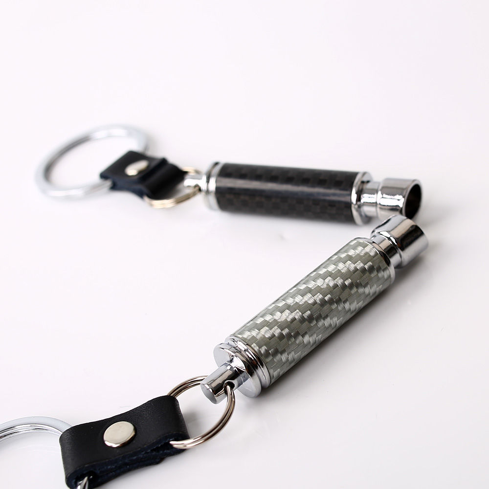 Jdm Carbon Fiber Exhaust Pipe Tail Throat Keychain Men's Pendant Model ...