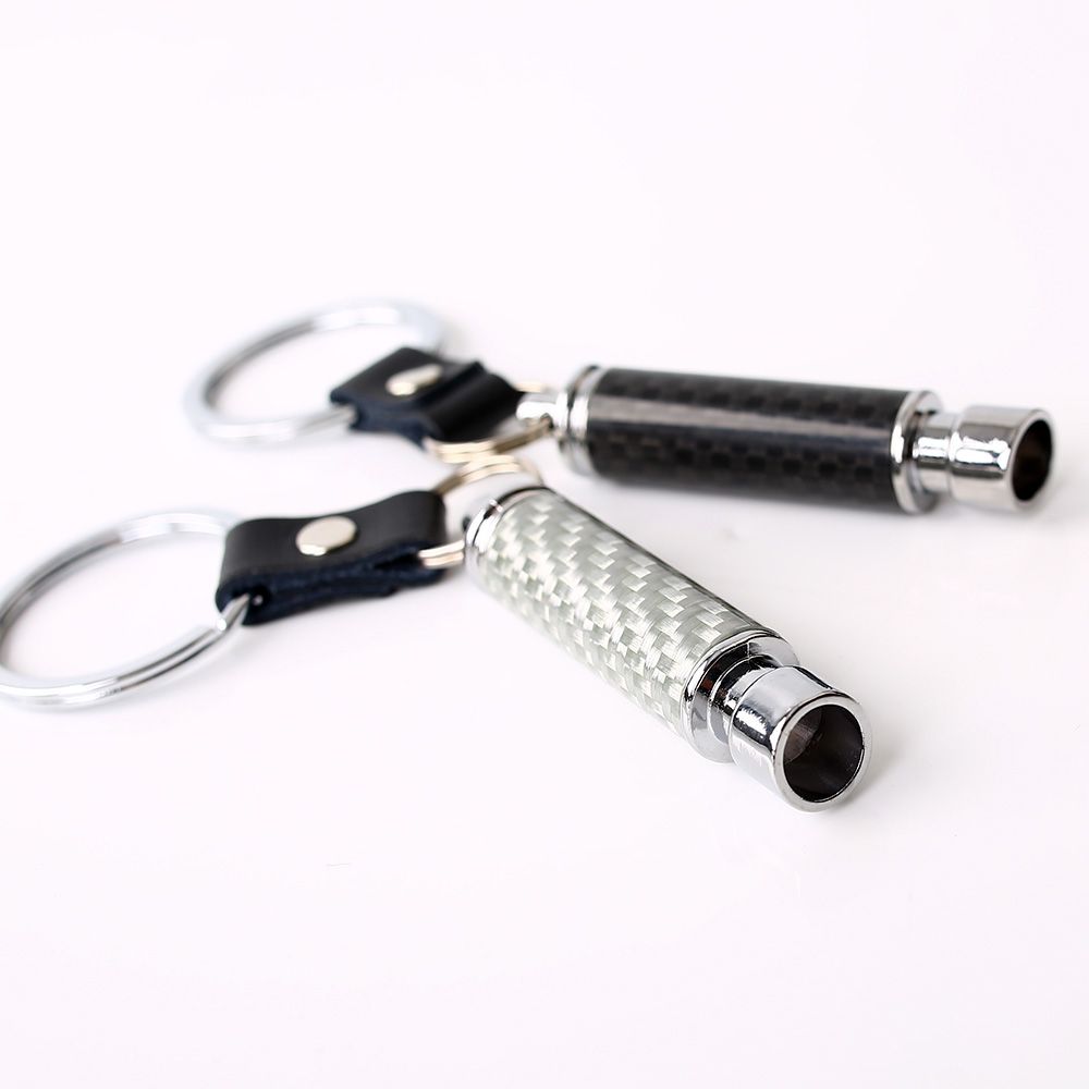 Jdm Carbon Fiber Exhaust Pipe Tail Throat Keychain Men's Pendant Model ...