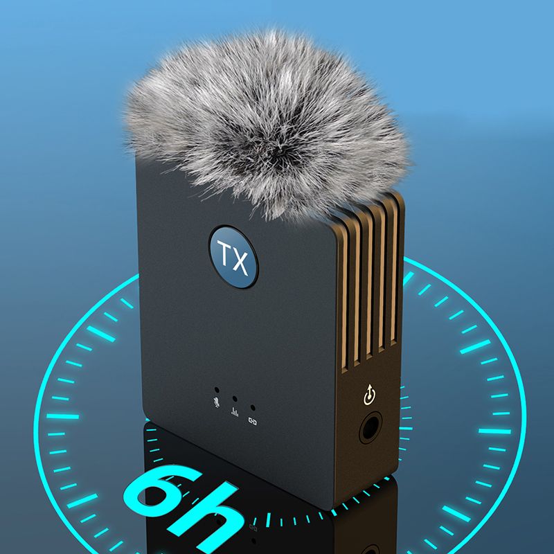 Ylzf Small Square Wireless Lavalier Microphone Mobile Phone Camera Live ...