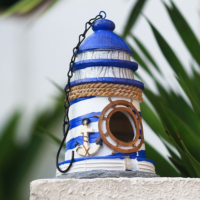 Window Birdhouse Hummingbirds House Lighthouse Resin - Temu