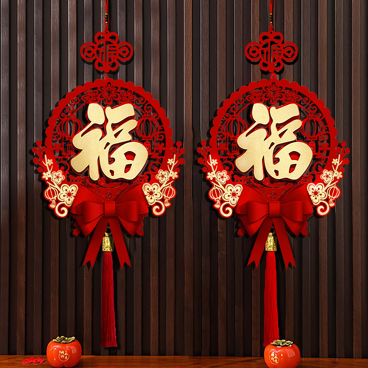 Fu Character 2023 Chinese New Year Pendant Tassel Bowknot - Temu Ireland