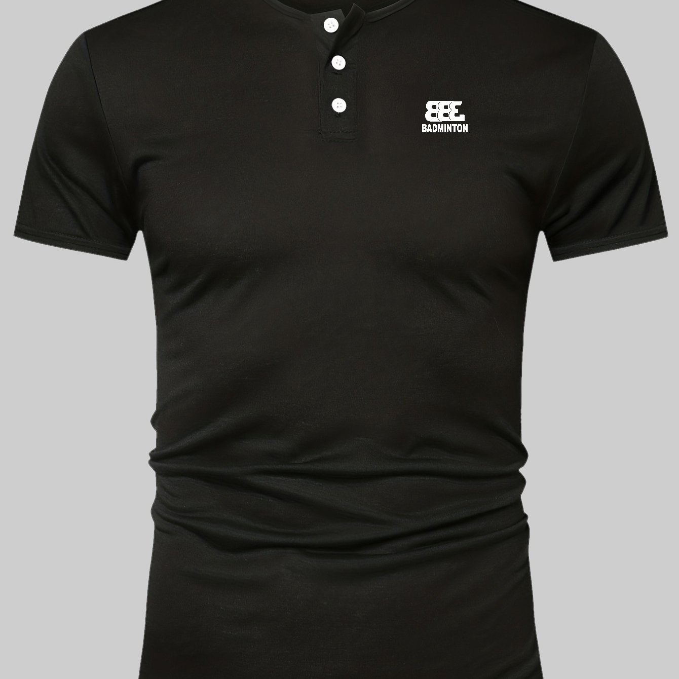 Plus Size Men's Letters Graphic Print Henley Shirt Outdoor - Temu United Kingdom