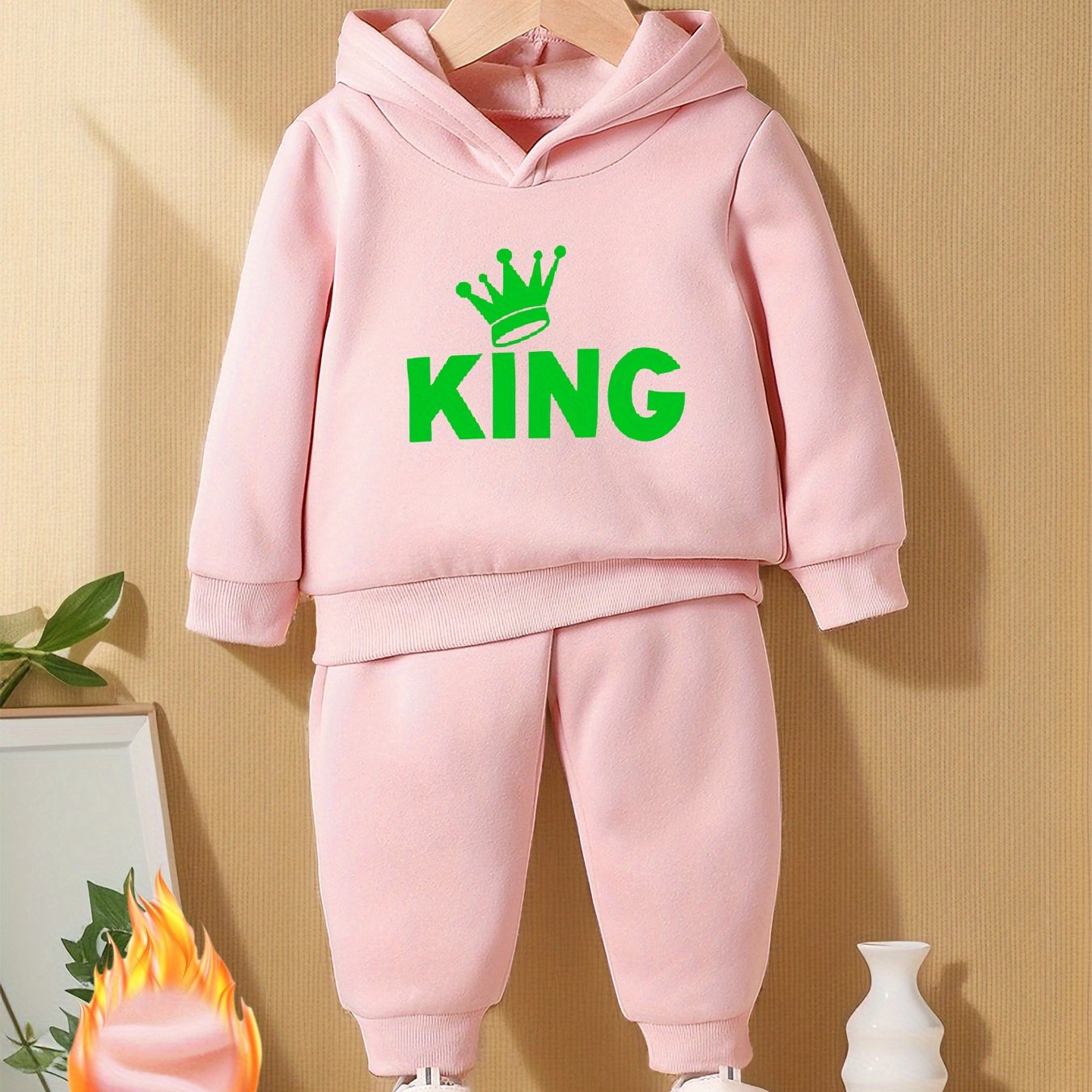 Toddler Baby Girls Kids Clothes Set Autumn Winter Fleece - Temu Ireland