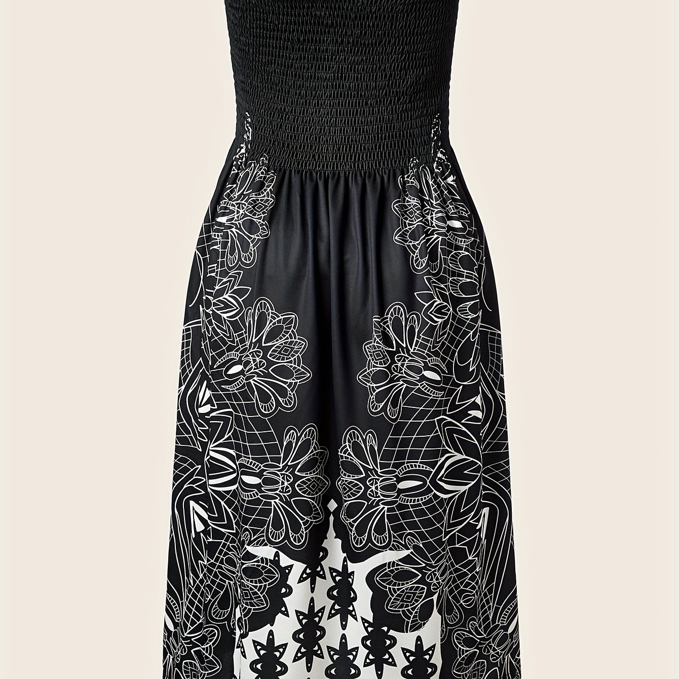 Robe Asymétrique À Imprimé Floral Robe Midi Décontractée - Temu France