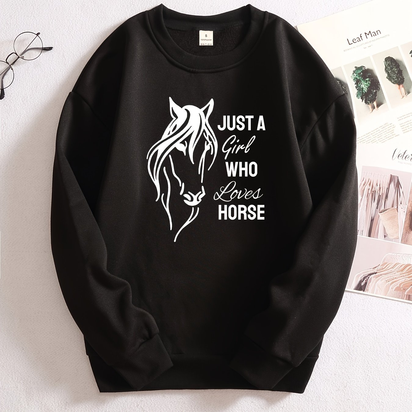 Sweat shirt Imprimé Lettre Sweat shirt Décontracté À Col - Temu France