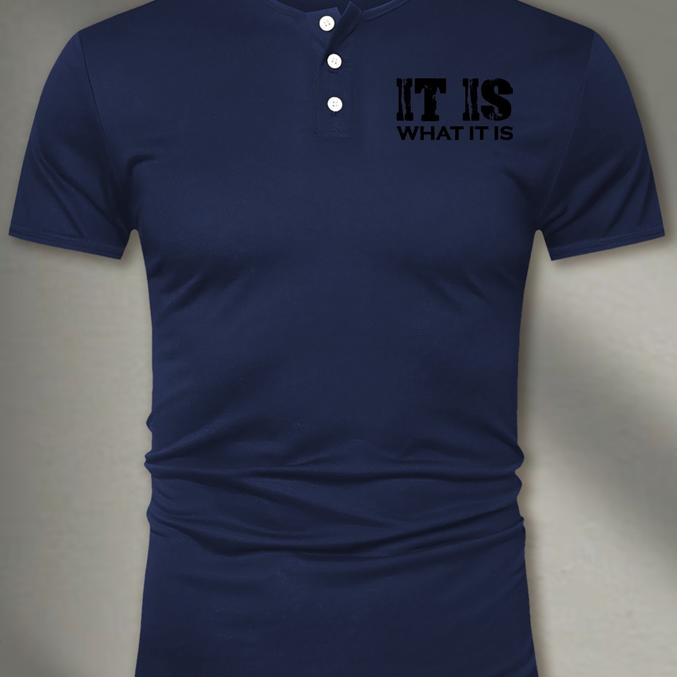 Plus Size Print Men's Trendy Button Henley Shirt Casual - Temu United Kingdom