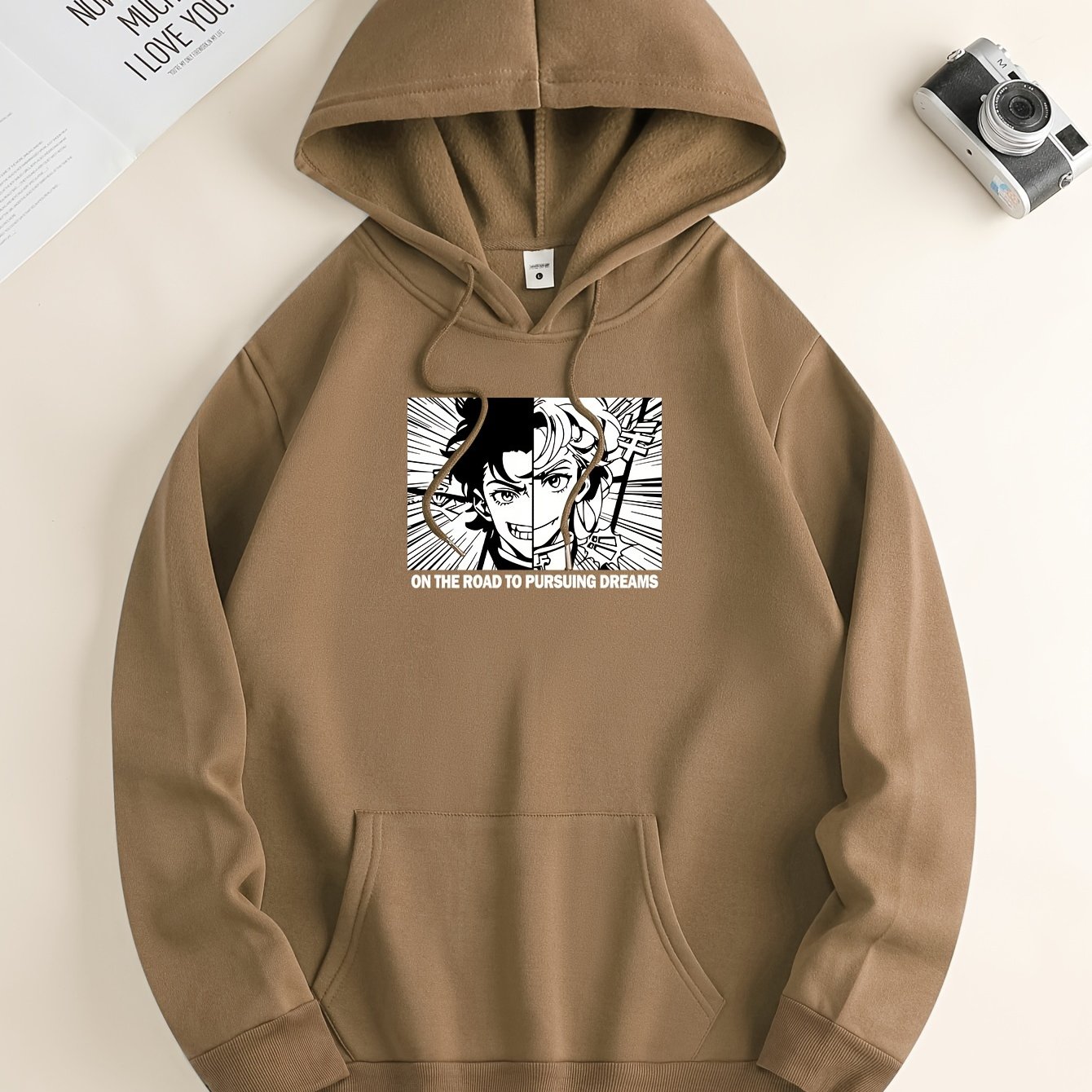Cool Handsome Anime Character Print Men's Simple Style - Temu United ...