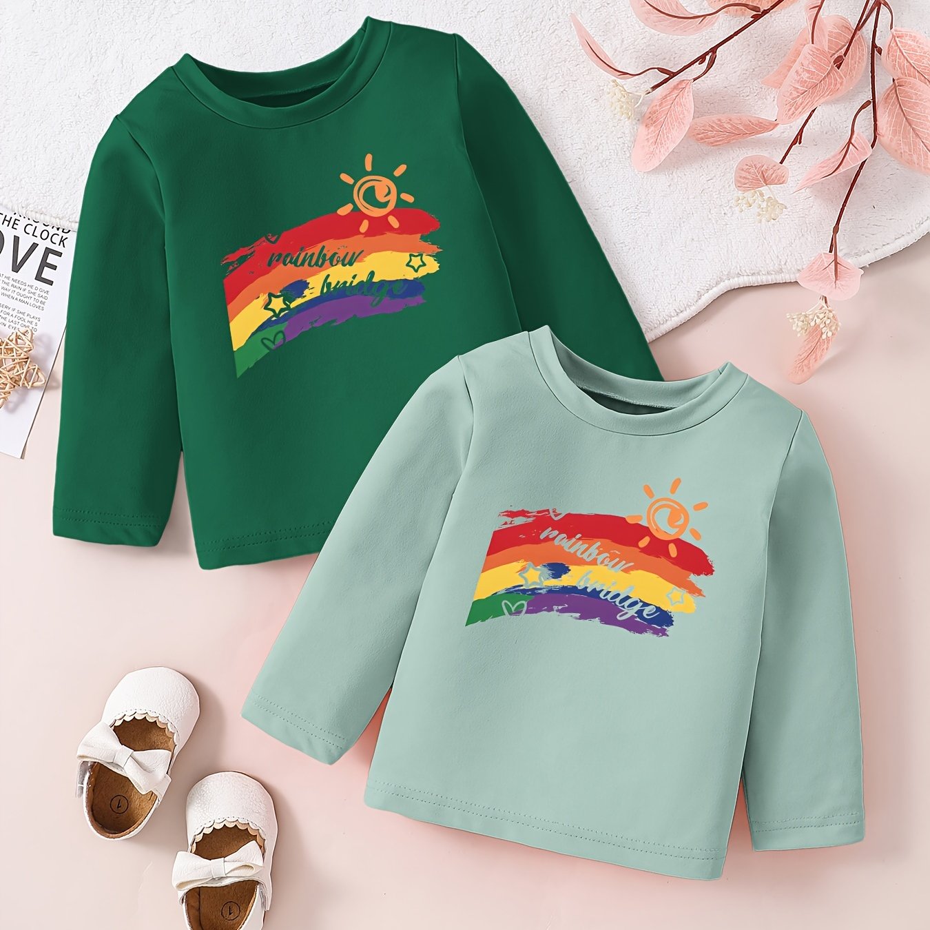 Impression Arc en ciel Graffiti Pont Graphique Soleil - Temu France