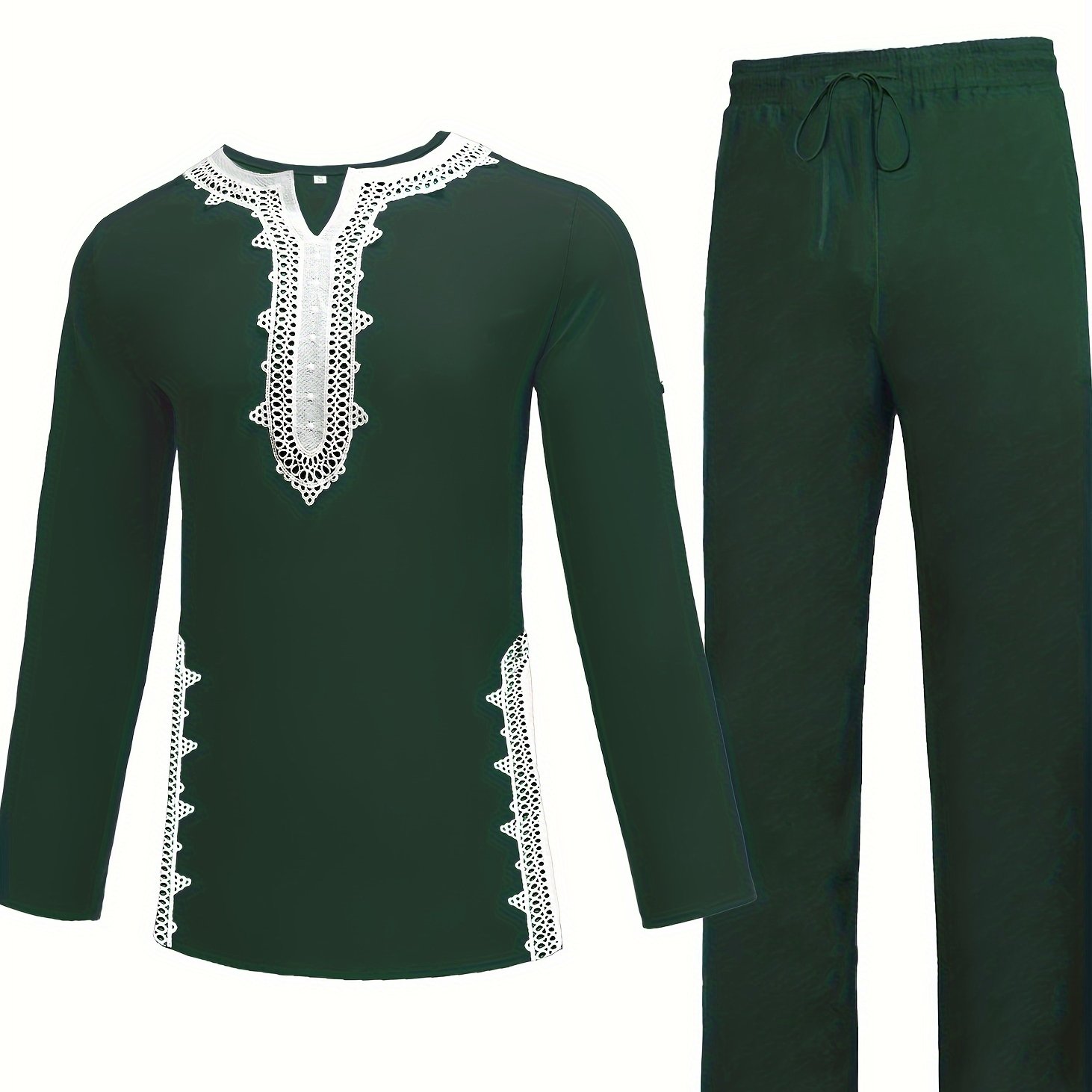 mens two piece suits long sleeve tops pants set formal party - Temu Kuwait