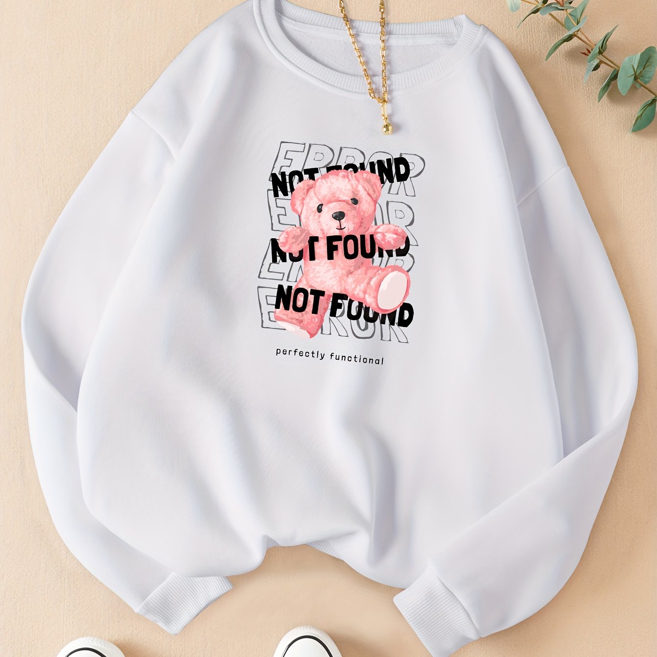 Sweat shirt Imprimé Ours Mignon Sweat shirt Décontracté À - Temu France