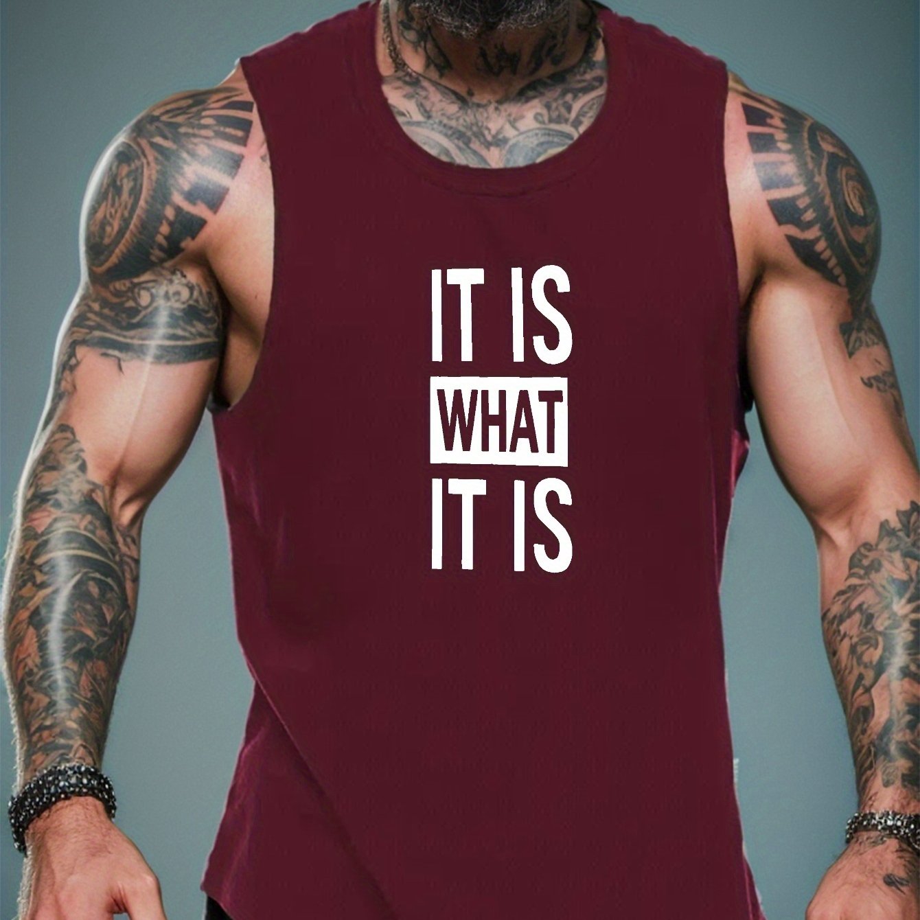 Print Men's Quick Dry Moisture wicking Breathable Tank Tops - Temu ...