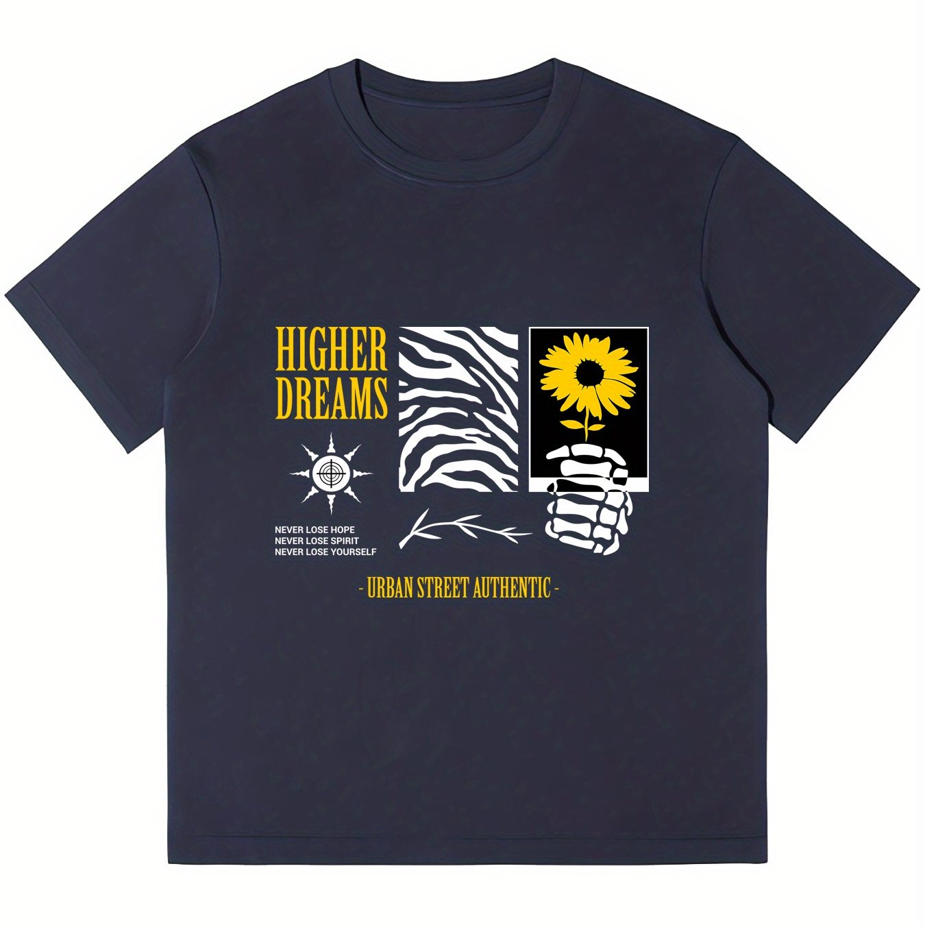 Flower Graphic Men's Short Sleeve T shirt Comfy Stretchy - Temu United ...