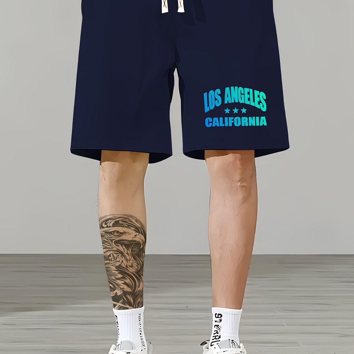 Los Angeles California Three Stars Graphic Print Men's - Temu United ...